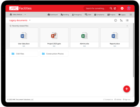 Legacy Documents Management Software | ARC Facilities